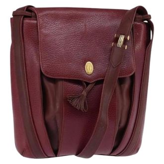 Cartier Sac bandouli&egrave;re en cuir doccasion - Femme - Pre-owned - Rouge - Taille: ONE Size