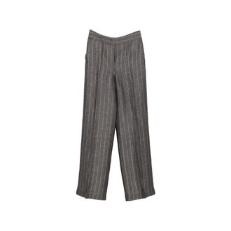 Via Masini 80 Femme, Pantalons, Gris, Taille: 36 FR Pantalon Ray&eacute;