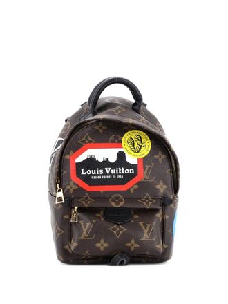 Louis Vuitton Palm Springs Limited Edition World Tour Monogram Canvas Mini backpack - Marron