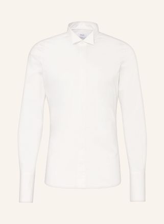 Paul Paul Smoking-Hemd Gala Slim Fit Mit Umschlagmanschette weiss
