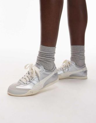 Puma Bella - Baskets - Argent&eacute; m&eacute;tallis&eacute;