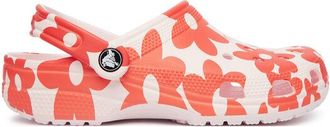 Crocs Pantoletten Classic Pop Petals Clog 214090 Rosa