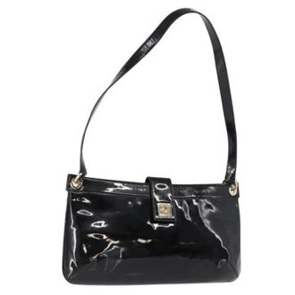 Ferragamo Pre-owned Schultertasche aus beschichtetem Canvas - - Pre-owned - Damen - Schwarzk - ONE SIZE