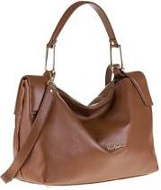Pierre Cardin Sac à bandoulière pour femme en cuir véritable Made in Italy 39 x 23 x 12 cm 55091, cuir, Taille unique