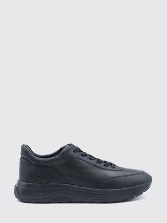 Hogan Baskets Hi-Light en cuir de veau lisse avec logo H ton sur ton