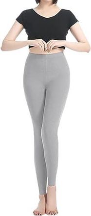 Generic Pantalon thermique long en coton pour femme, leggings thermiques doubl&eacute;s pour femme, collant thermique taille haute, pantalon thermique &eacute;pais et chaud