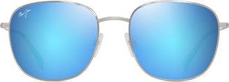 Maui Jim Brille Gr&ouml;&szlig;e 55 mm Silber/Eye SIZE: 55 Temple LENGTH: 150 Vertical SIZE: 49