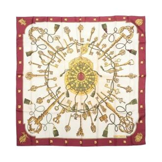 Herm&egrave;s Pre-owned Carr&eacute; 90 Silk Scarf - Femme - Pre-owned - Multicolore - Taille: ONE Size