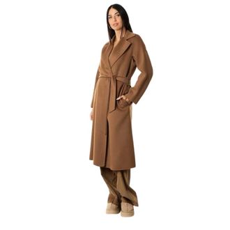 Max Mara Femme, Manteaux, Brun, Taille: 40 FR Long Coat