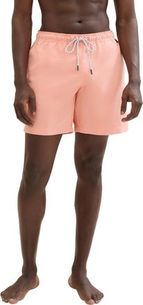 Tom Tailor Herren Basic Badeshorts, Hazy Coral Rose, L