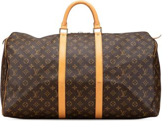 Louis Vuitton Weekender - Monogram Keepall 55 - Gr. unisize - in Braun - für Damen
