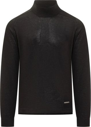 Premiata Homme, Pulls, Noir, Taille: XL Pmg19 Turtleneck Sweater