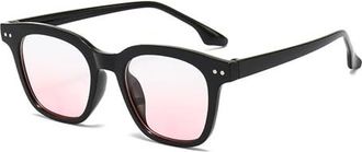 Generic Lunettes De Soleil Carr&eacute;es For Femmes, Tendance, D&eacute;coration F&ecirc;te En Plein Air(Pink)