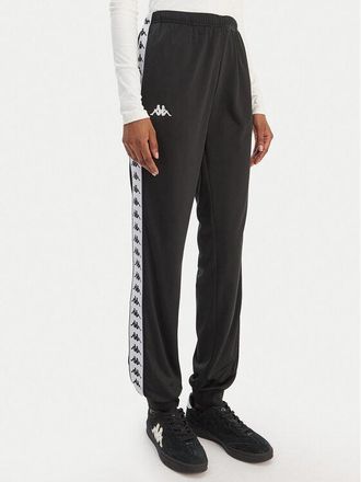 Kappa Jogginghose Banda Wrastoria 303R5K0 Schwarz Slim Fit