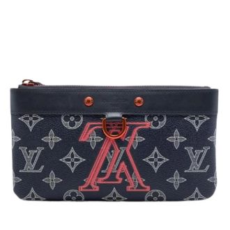 Louis Vuitton Pre-owned Monogram Canvas Pouch - - Pre-owned - Damen - Blau - ONE SIZE