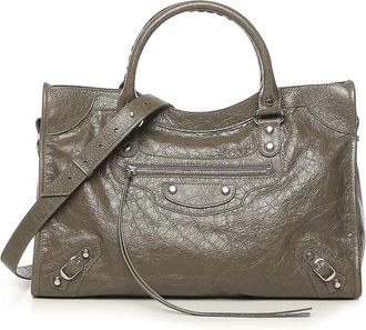 Balenciaga Shopper - Dunkelgr&uuml;n