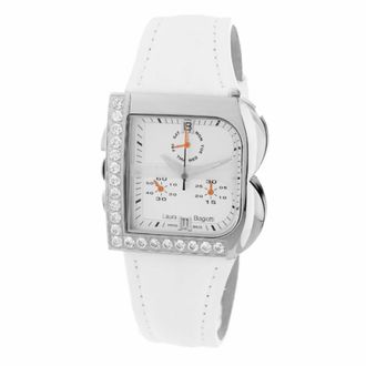Laura Biagiotti Femme, Accessoires, Gris, Taille: ONE Size Montre Femme Acier Inoxydable Argent