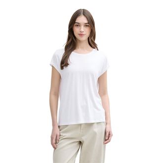 Tom Tailor Tom Tailor Denim Damen 1030942 T-Shirt, 20000 - White, XXL