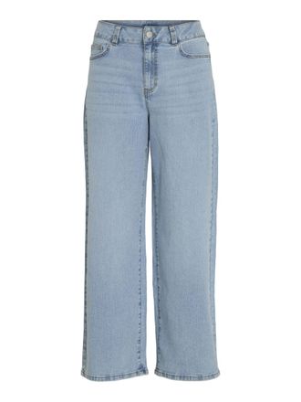 Vila Viemma Hw Wide Jeans Nus/Pb