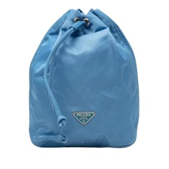 Prada Pre-owned Sac en nylon - Femme - Pre-owned - Bleu - Taille: ONE Size