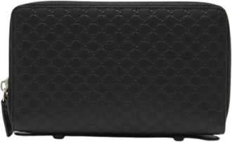 Gucci unisex, Pre-owned, Noir, Taille: ONE Size Portefeuille en tissu Pre-owned