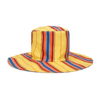 Moschino Hut mit breiter Krempe - - Accessories - Damen - Mehrfarbig - ONE SIZE