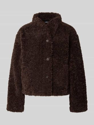 Gina Tricot Jacke aus Teddyfell mit Stehkragen Modell Pile