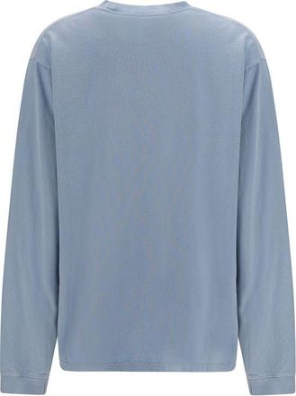 Alexander Wang Logo Cotton T-Shirt - Blue