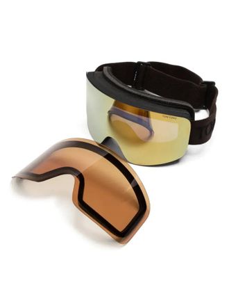 Tom Ford Eyewear FT1124 Mirrored Gold Lens Sunglasses - Gold
