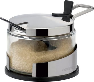 Tescoma Parmesandose aus Glas, Marmeladendose, Zuckerdose mit Löffel