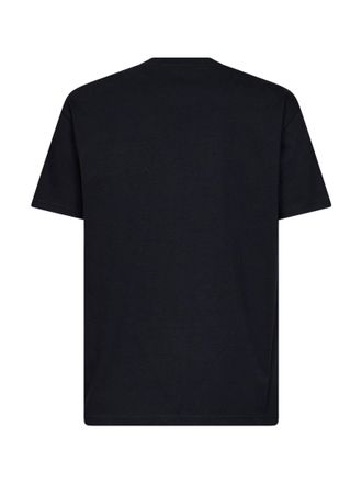Givenchy Mens T-Shirt With Pompom Embroidery, Multicolour Cotton T-Shirts And Polos