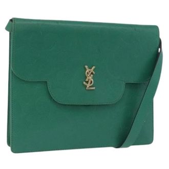 Saint Laurent Pre-owned Vintage Schultertasche - - Pre-owned - Damen - Gr&uuml;n - ONE SIZE