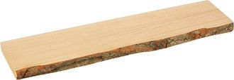 Duraline DL Schwebendes Regal mit unsichtbarer Befestigung, Holz, Nat&uuml;rliche Rinde, 80 x 23.5 cm x grosor 3.8 cm