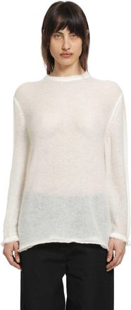 Toteme Long Open Weave Knit Sweater