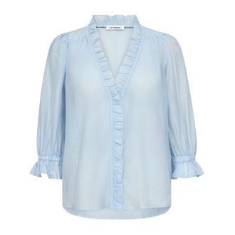 Co'Couture Damen, Blusen & Hemden, Blau, SGr&ouml;&szlig;e