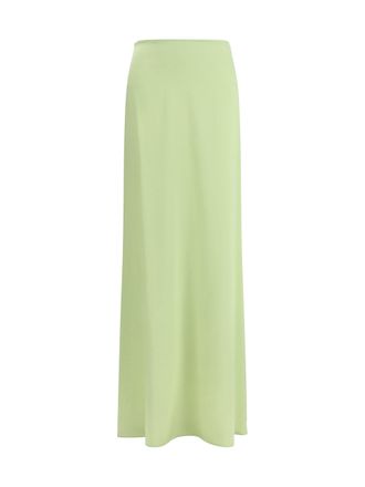 Kristina Ti Womens Skirt Silk Apple