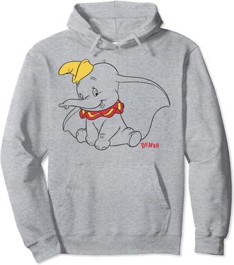 Disney Dumbo Outline Logo Pullover Hoodie