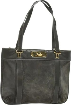Celine Pre-owned Cuir sacs-main - Femme - Pre-owned - Gris - Taille: ONE Size