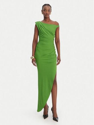 Elisabetta Franchi Coctailkleid AB-906-61E2-V450 Gr&uuml;n Regular Fit