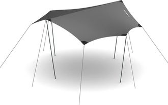 Heimplanet Original | Dawn Tarp V2 | Zelt Plane mit 5000mm Wassers&auml;ule | Zeltplane mit &Ouml;sen | Unterst&uuml;tzt 1% for The Planet (Grau, L)