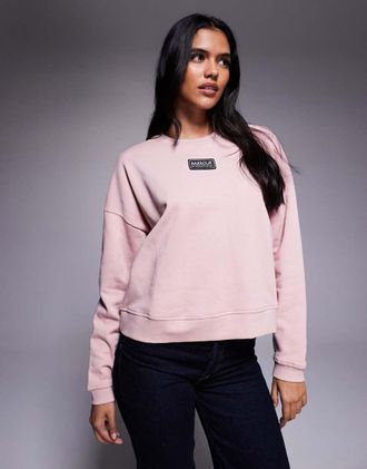 Barbour Imogen - Sweatshirt in Rosa mit Logo