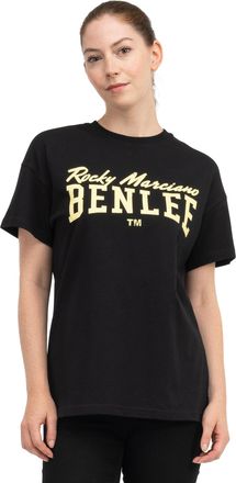 Benlee Rocky Marciano Frauen T-Shirt Oversize Lilly, Black/Yellow, S