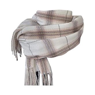 Generic &Eacute;charpe classique pour femme - Automne et hiver - Chaude et douce - Grande couverture ch&acirc;le, blanc, A