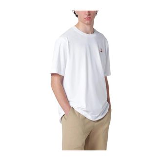 Maison Kitsun&eacute; Homme, Tops, Blanc, Taille: XL Dreaming Fox Comfort Tee-Shirt