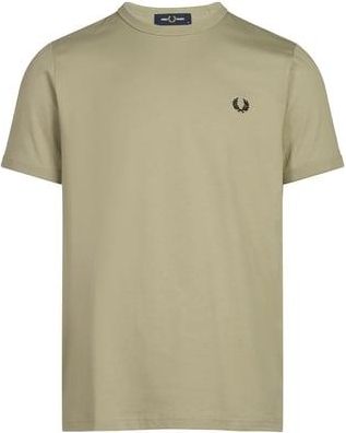 Fred Perry T-shirt &agrave; bordures contrastantes en coton