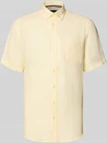 Christian Berg Regular Fit Freizeithemd aus Leinen