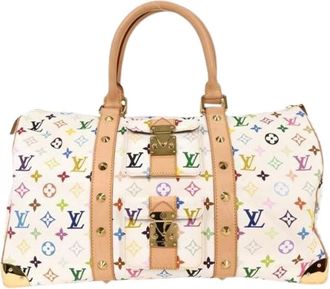 Louis Vuitton Sac &agrave; main en toile Pre-owned - Femme - Pre-owned - Blanc - Taille: ONE Size