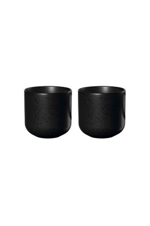 ASA Teetasse Coppa Kuro, Schwarz, Keramik, 200 ml, 7.5 cm, Kaffee & Tee, Tassen, Teetassen