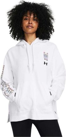 Under Armour Pride Kapuzenpullover f&uuml;r Herren/Damen Unisex, leger (Wei&szlig;)