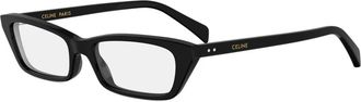 Celine D&uuml;nner rechteckiger Rahmen - - Accessories - unisex - Schwarzk - 53 MM